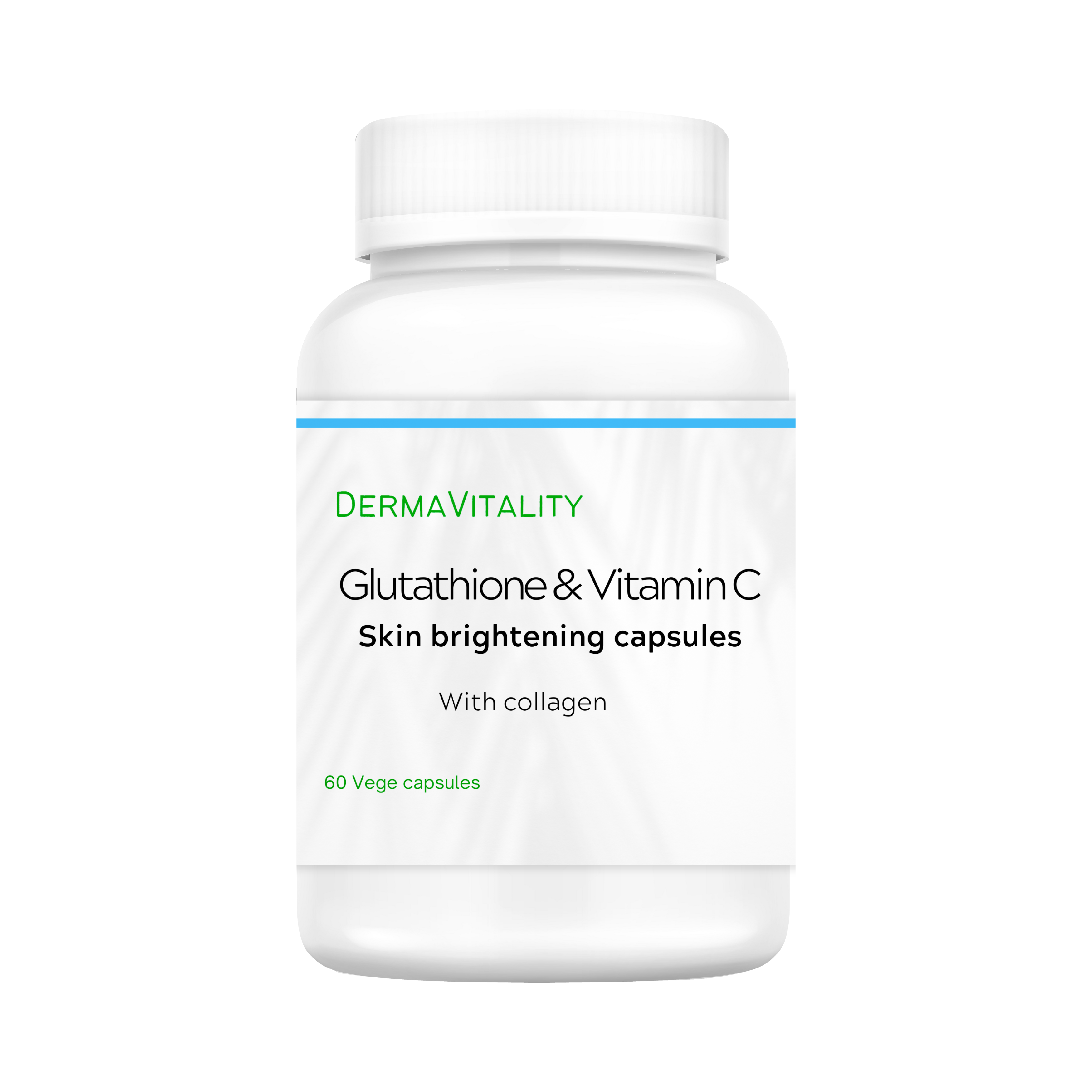 Glutathione & Vitamin C skin brightening capsules with collagen (60 ...